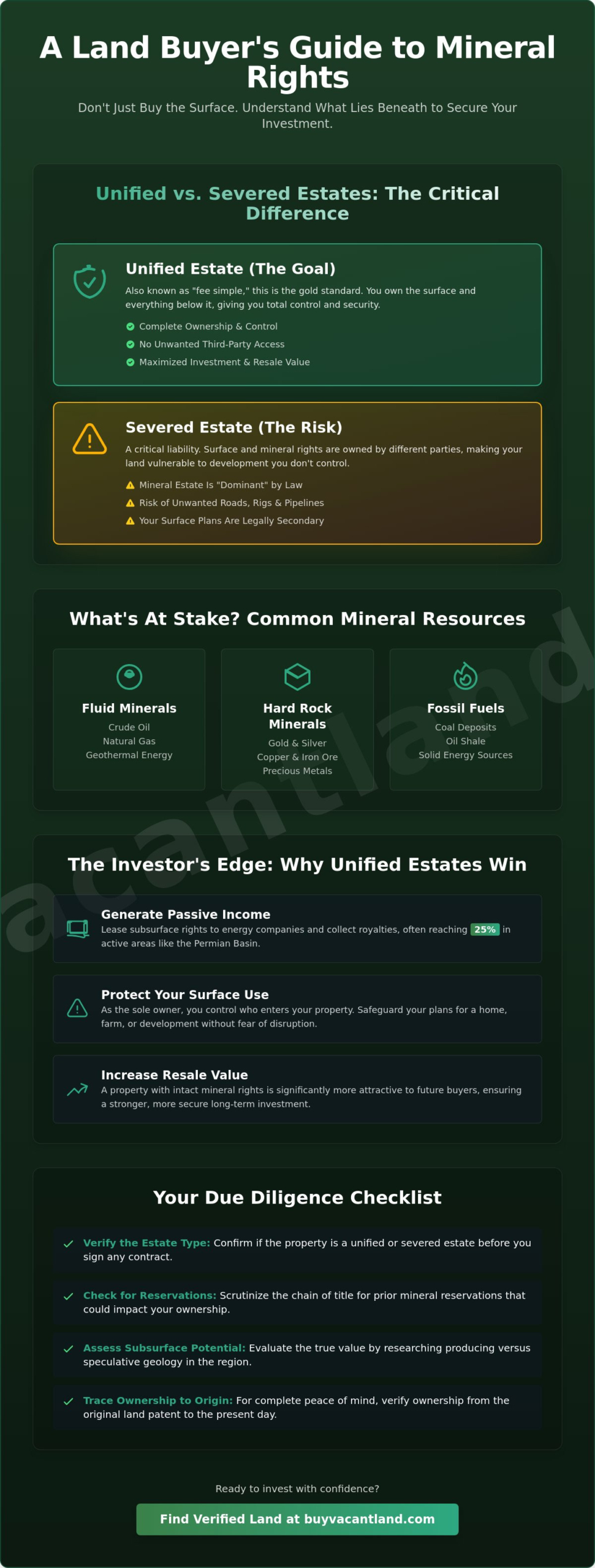 Land with Mineral Rights for Sale: The 2026 Investor’s Guide